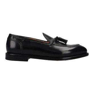 Premiata Leder-Mokassins mit Quasten - - Shoes - Herren - Schwarzk - 42 1/2 EU