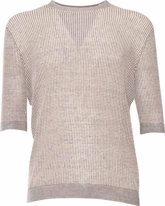 Ballantyne Homme, Pulls, Beige, Taille: XL Pullover Manica Corta