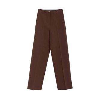 Alysi Homme, Pantalons, Brun, Taille: S Pantalon Tailleur