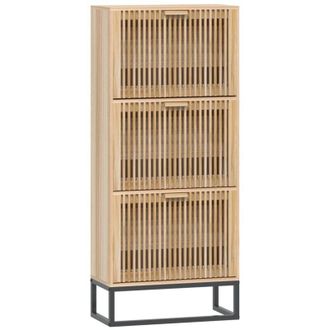 vidaXL Schuhschrank 52x25x120 cm Holzwerkstoff - Vidaxl