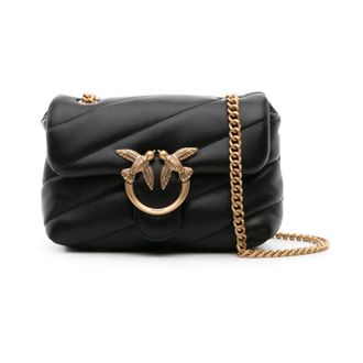 Pinko Pinko, Femme, Sacs, Noir, Taille: ONE Size Love Puff Baby Bag