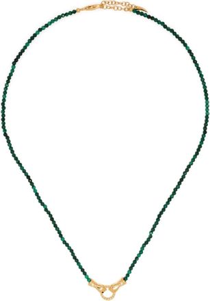 Missoma x Harris Reed In Good Hands Perlenarmband - Grün