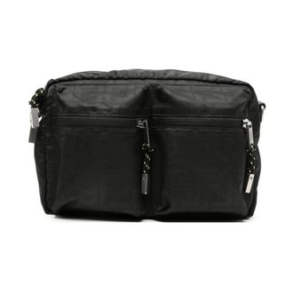 Fendi Logo Jacquard Schultertasche - - Bags - Herren - Schwarzk - ONE SIZE