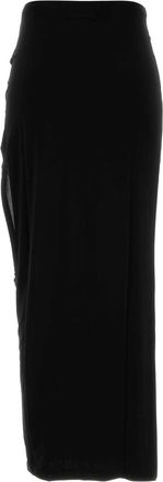Jean Paul Gaultier Viscose Skirt - Black