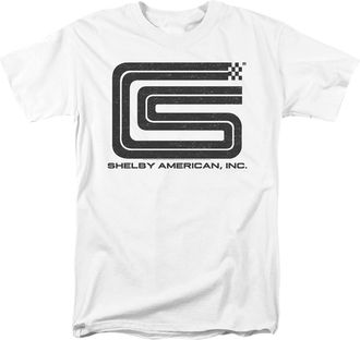 Popfunk Unisex Carroll Shelby Vintage Crew, White T-Shirt, weiß, S
