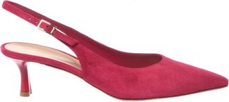 Baldinini Femme, Chaussures, Rose, Taille: 37 1/2 EU Escarpin Slingback en Daim
