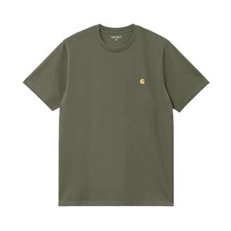 Carhartt Work in Progress S/S Chase T-Shirt - - Tops - Herren - Gr&uuml;n - L