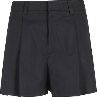 Federica Tosi Femme, Shorts, Noir, Taille: 36 FR Short/Gonna en Popeline