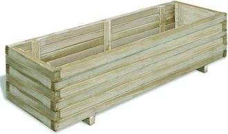 vidaXL Lit sur&eacute;lev&eacute; 120 x 40 x 30 cm Bois Rectangulaire
