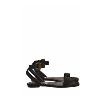 Versace Jeans Couture Femme, Chaussures, Noir, Taille: 38 EU Sandal