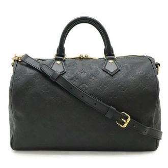 Louis Vuitton Pre-owned Monogram Empreinte Speedy Soft 30 Handtasche - - Pre-owned - Damen - Schwarzk - ONE SIZE