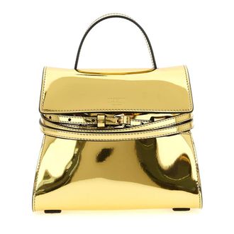 Moschino Femme, Sacs, Jaune, Taille: ONE Size Tie Me Handbag