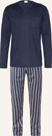 Mey Mey Schlafanzug Serie Seriously Stripes blau