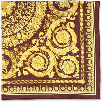 Versace Femme, Accessoires, Multicolore, Taille: ONE Size Barocco Large Silk Foulard
