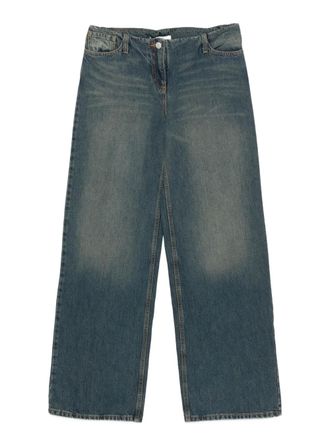 Magda Butrym jean à coupe cinq poches - Bleu