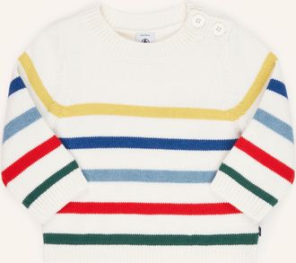 Petit Bateau Petit Bateau Pullover weiss