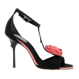Roger Vivier Femme, Chaussures, Noir, Taille: 37 1/2 EU Rose Vivier Sandales