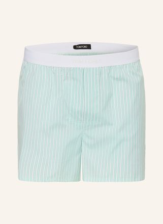 Tom Ford Web-Boxershorts gruen