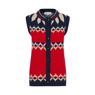 Lollys Laundry Cardigans - - Knitwear - Damen - Rot - S