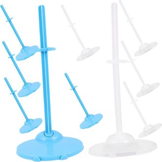 Garneck 12st Puppenständer Puppen Cleo Spielzeug Chucky Puppe Mädchen Puppen Puppenhaus Puppenautositz Plüsch Mini-puppen Handgemachte Puppenbasis Puppenwagen