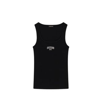 Guess D&eacute;bardeur en coton m&eacute;lang&eacute; avec logo