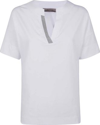D.exterior Poloshirt - Weiß