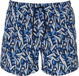 Emporio Armani Herren MID Boxer Badehose, SMALL EA ASHL/ULTRAM, XXL