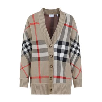 Burberry Femme, Pulls, Multicolore, Taille: 38 FR Caragh Cardigan
