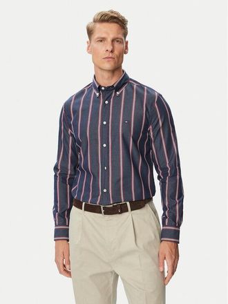 Tommy Hilfiger Hemd Poplin MW0MW44588 Dunkelblau Regular Fit