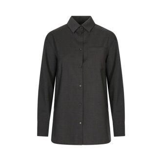 Max Mara Femme, Blouses et Chemises, Gris, Taille: 36 FR Chemise