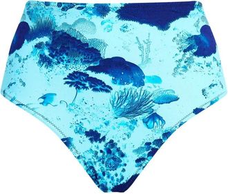 Vilebrequin Femme, Maillots de bain, Bleu, Taille: 38 FR Bas de Bikini Taille Haute