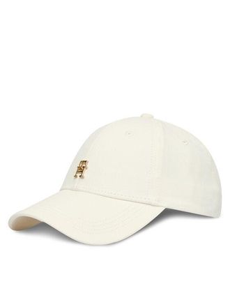 Tommy Hilfiger Cap Th Elevated Chic Cap AW0AW17631 Wei&szlig;