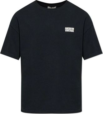 American Vintage Homme, Tops, Noir, Taille: XL Ykobow T-shirt