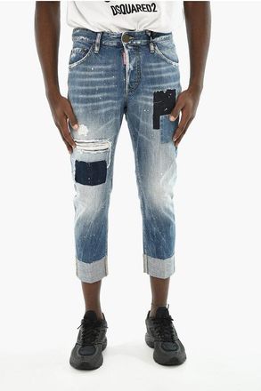 Dsquared2 Cuffed Hem Vintage Effect SAILOR Jeans 16,5cm size 46