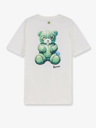 Barrow Mens Cotton T-Shirt White T-Shirts And Polos
