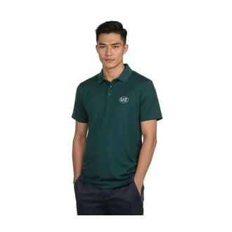 Emporio Armani Emporio Armani Ea7, Homme, Tops, Vert, Taille: XL Polo Chemises