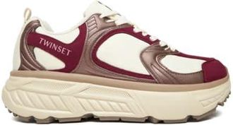 Twin-Set Running Shoes Model 252Tcp01C Color Bordeaux, Size 36 EU 00020 Bordeaux 36, 00020 Bordeaux, 41 EU