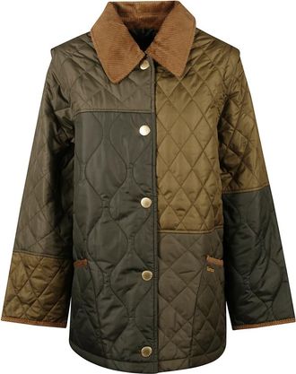 Barbour Femme, Vestes, Vert, Taille: 36 FR Lorrie Quilted Jacket
