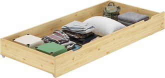 Erst-Holz Bettkasten für unsere Einzelbetten Kiefer massiv 90.10-S4