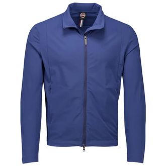 Colmar Blaue Jacke mit Stehkragen und Rei&szlig;verschluss - - Jackets - Herren - Blau - 3XL