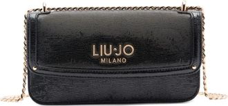 Liu Jo Femme, Sacs, Noir, Taille: ONE Size Logo Chain Shoulder Bag