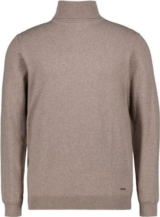 Ragman Herren Pullover braun unifarben