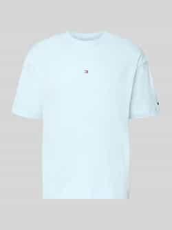 Tommy Hilfiger Regular Fit T-Shirt mit Label-Schriftzug aus reiner Baumwolle
