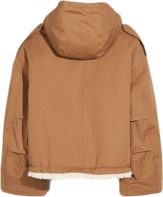 Bellerose Cotton-Blend Hooded Jacket - Beige