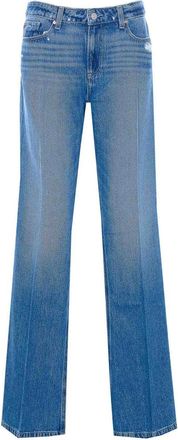 Paige Straight Leg Jeans - Blau