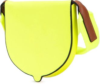 Loewe Hobo Bags - Small Smooth Calfskin Smiley Heel Crossbody - Gr. unisize - in Gelb - f&uuml;r Damen