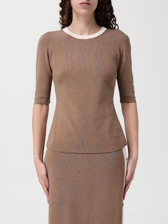 Elisabetta Franchi Top ELISABETTA FRANCHI Femme couleur Beige