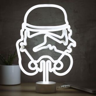 ThumbsUp! Original Stormtrooper Neon Tube Light LED Schild, weiß STMTRPTL
