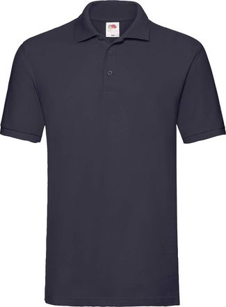 Fruit Of The Loom Herren Polo Premium Wei&szlig; White XL, Gr&ouml;&szlig;e:3XL, Farbe:deep Navy