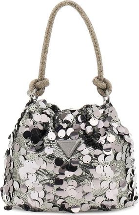 Guess Hwem95 38750 Kleine Pailletten Tasche - - Bags - Damen - Grau - ONE SIZE